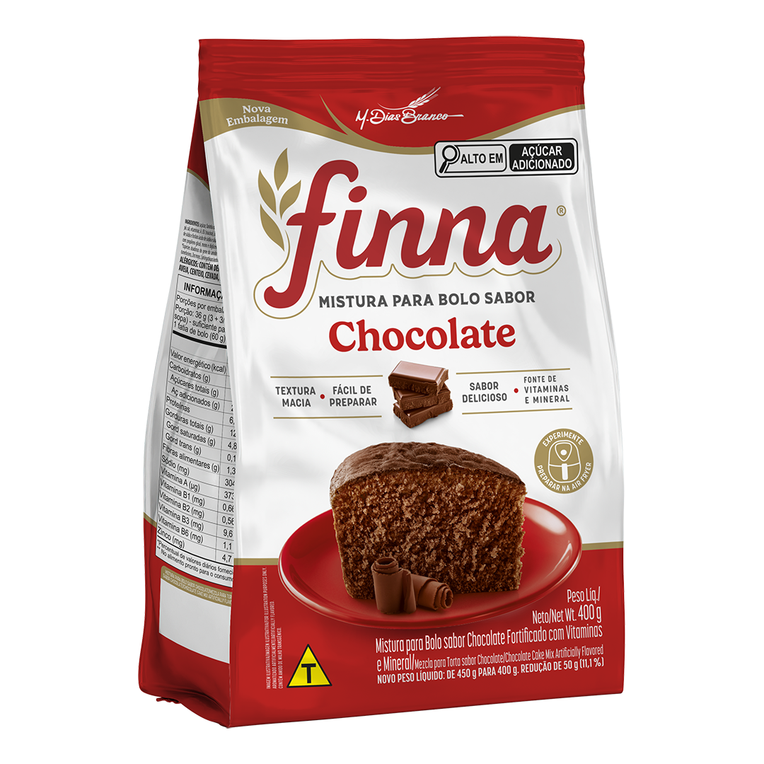 Finna Chocolate Tradicional - 400g | Finna - M. Dias Branco